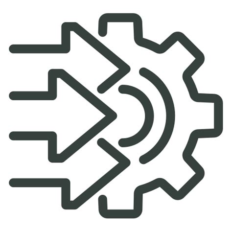 Process Optimize Tech Efficient Production Innovation Industrial Icon Download On Iconfinder