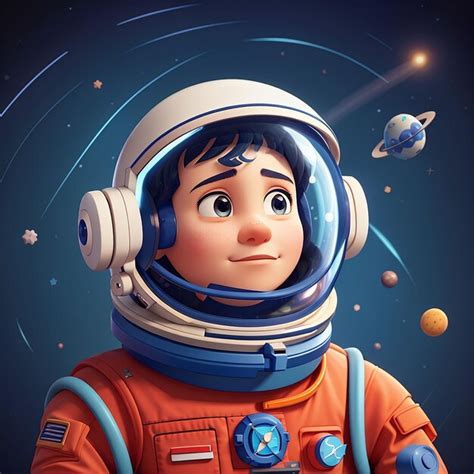 Premium Photo Astronaut Confused Cartoon Vector Icon Illustration
