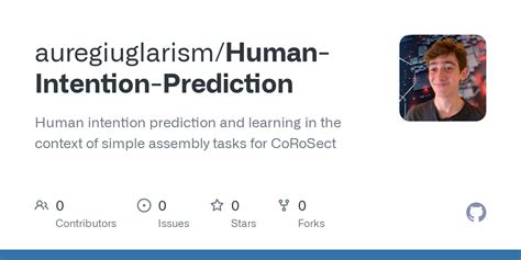 Github Auregiuglarismhuman Intention Prediction Human Intention