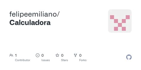 GitHub Felipeemiliano Calculadora