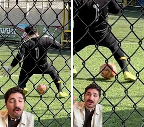 Un “fantasma” Evitó Un Gol En Un Partido Y El Video Se Hizo Viral Eltrece