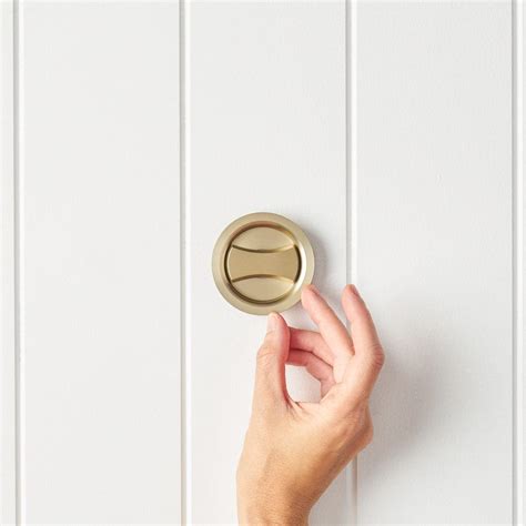 Sliding Door Lock Warm Brushed Nickel Tilecloud