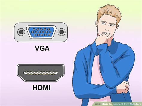 How To Connect Two Monitors With Pictures WikiHow