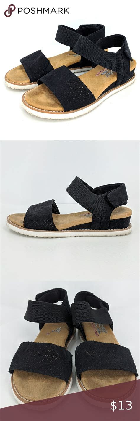 Bobs By Sketchers Desert Kiss Memory Foam Sandals Memory Foam Sandals