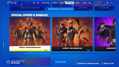 Fortnite Item Shop January 11th 2023 MAGMA MASTERS PACK LAVA