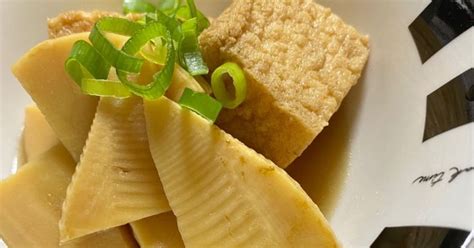 たけのこと厚揚げの簡単煮物