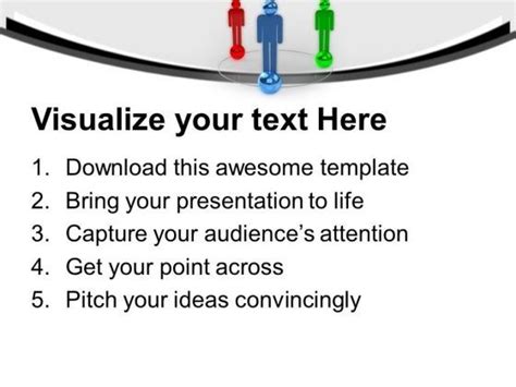 Human Network With Stable Positions PowerPoint Templates Ppt