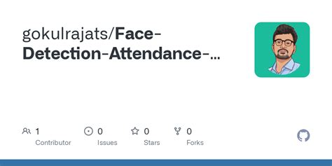 GitHub Gokulrajats Face Detection Attendance Using OpenCV