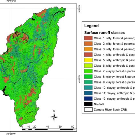 Final Surface Runoff Map Of The Zrb The Runoff Classes Result From The