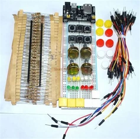 Generic Parts Package Kit Breadboard Power Module MB 102 830 Points Bread Board Kit 65