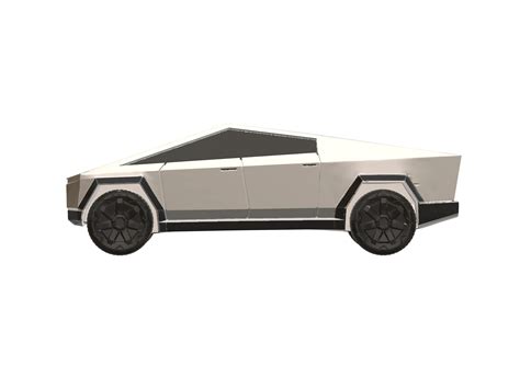 Tesla Cybertruck Paper Model Template Make A Papercraft Tesla Cybertruck With Your Logo On It