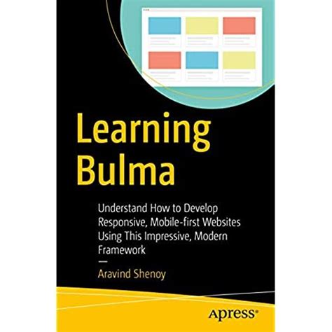 Jual Buku Learning Bulma Understand How To Develop Responsive Mobile