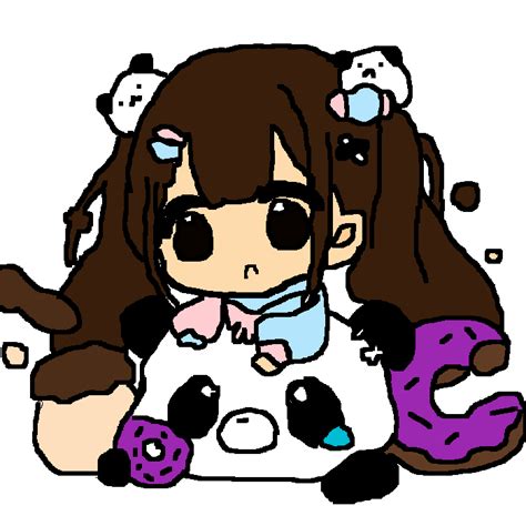 Anime Chibi Girl Panda