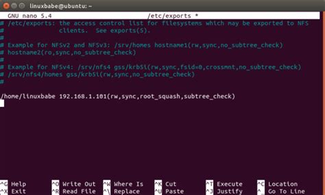 How To Set Up Nfs Share On Ubuntu 2204 2004 Linuxbabe