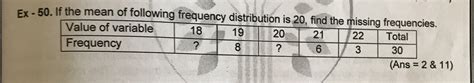 Find The Missing Frequencies In The Following Frequency Distribution