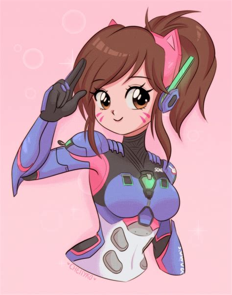 Chelly ฅᐠˬ⑅ᐟ Is On Kofi On Twitter Dva • Overwatch 2 💖 Overwatch Art