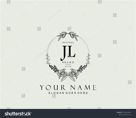 Initial Jl Beauty Monogram Elegant Logo Stock Vector Royalty Free Shutterstock