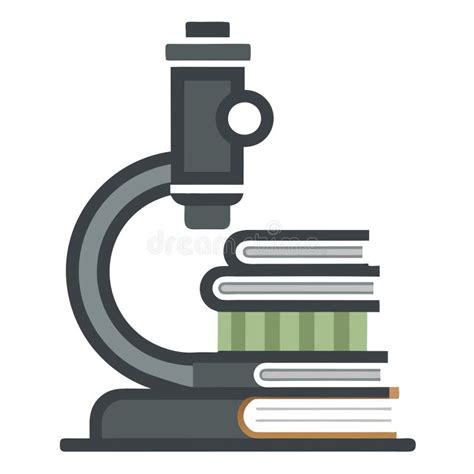 Microscope And Books Science Education Research And Learning