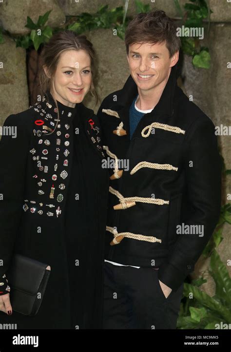 Jan 14 2018 Hannah Bagshaw And Eddie Redmayne Attending Early Man World Premiere Bfi Imax