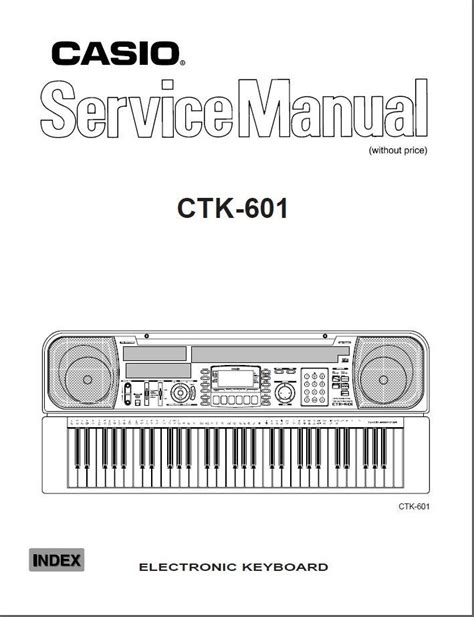 Casio Ctk 601 Service Manual
