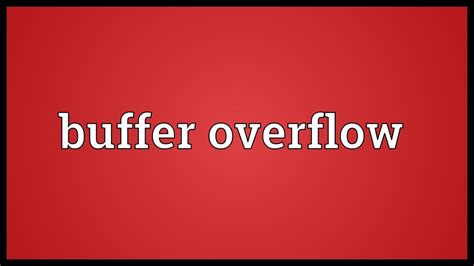 Buffer Overflow Cosè E Come Difendersi I Consigli Degli Esperti Rivista Cybersecurity Trends