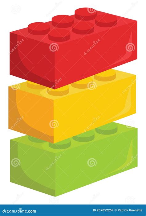 Lego Blocks Illustration Vector Stock Vector Illustration Of