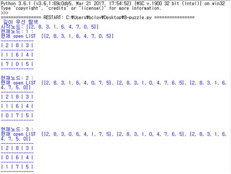 8 Puzzle Solving Using The Bfsdfs Using Python Geumjus Week