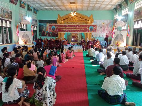 ရွှေသောင်ယံမြို့၊ အသောကာရာမ မကျီးကျောင်းတိုက်တွင် အသံမစဲမဟာပဌာန်းရွတ်ဖတ