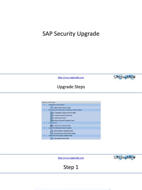 Sap Upgrade Steps Pdf Information Age Data Management