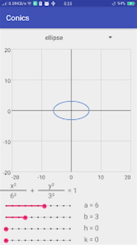 Conics Ellipse And Hyperbola For Android Download