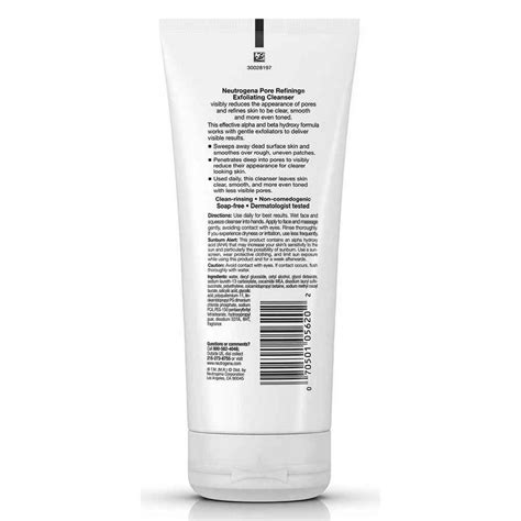 Neutrogena Pore Refining Exfoliating Cleanser 198ml Sinin