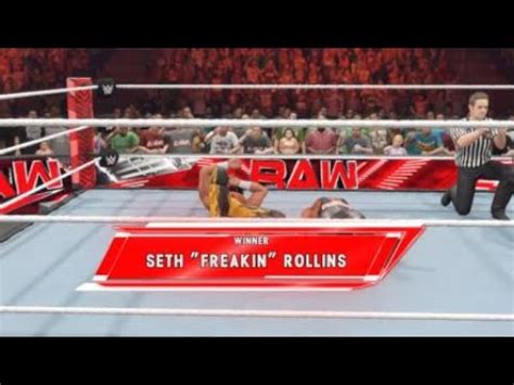 WWE K Seth Rollins Vs Bron Breakker YouTube