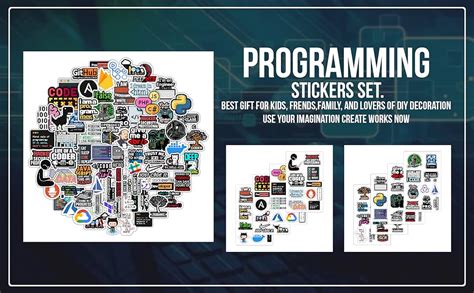 80 Pcs Laptop Sticker For Programmer Coder Developer It Professional Stickers For Laptop