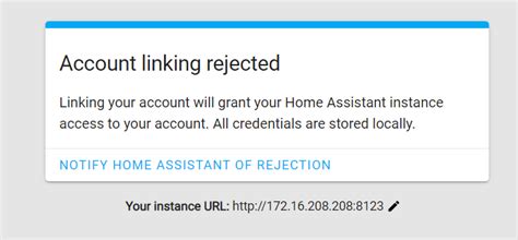Account Linking Rejected · Issue 172 · Ekutnerhome Connect Hass · Github