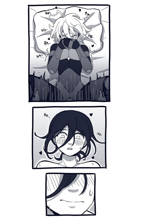 Rule 34 2boys Ahoge Blush Closed Eyes Danganronpa Danganronpa V3