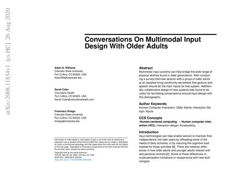 conversations on multimodal input design with older adults deepai