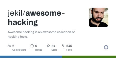 github jekil awesome hacking awesome hacking is an awesome