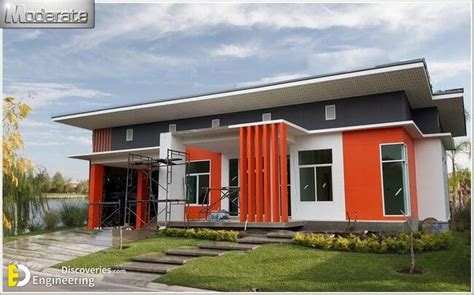 Modern Single Storey House With Plan Engineering Discoveries แปลน