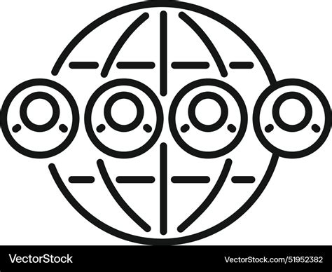 Global Communication Network Connecting People Vector Image