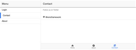 Combine Side Menu Tabs And Login Page With Ionic Meumobi Dev Blog
