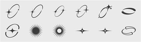 잔인함은 형성됩니다 추상적 인 그래픽 기하학적 객체의 큰 컬렉션 장식을위한 장식품 스파크에 대한 스톡 벡터 아트 및 기타 이미지 스파크 별 모양 미드센추리 스타일