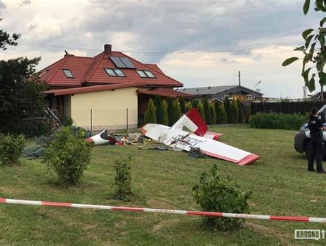 Wypadek szybowca przy lotnisku w Krośnie Akcja ratunkowa