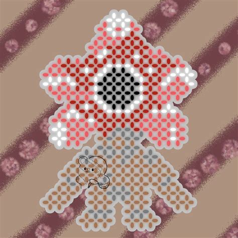 Демогоргон из ОСД автор T Me Beadsanen Бисероплетение аборигенов Бисероплетение Поделки