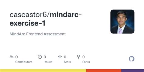 GitHub Cascastor Mindarc Exercise MindArc Frontend Assessment