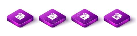 Set Isometric Js File Document Css Zip And Png Icon Vector Stock