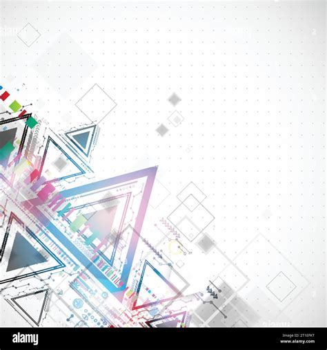 Abstract Technology Triangle Background Vector Stock Vector Image And Art Alamy