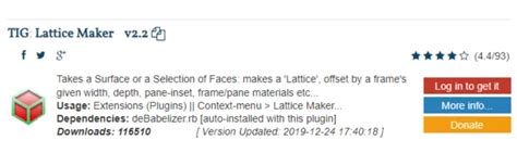 The Ultimate Lattice Maker Plugin For Sketchup 2023 Revolutionize Designs