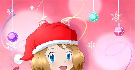 Pokegirl Pokemon Sexy Pokegirl Serena Christmas Pixiv