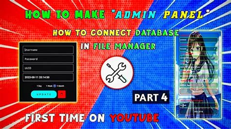 How To Connect Database To File Manager How To Make Admin Panel