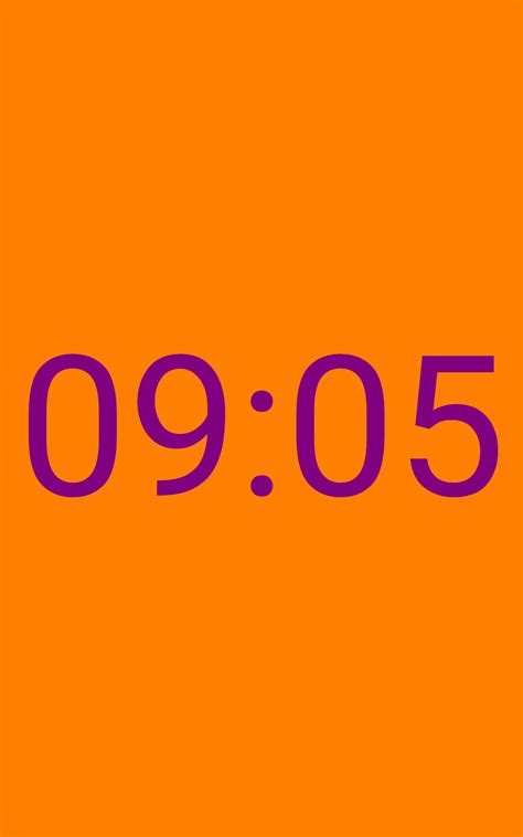 Deniz Big Clock Full Screen For Android Download